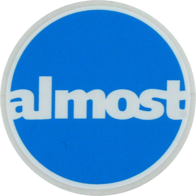 Almost Circle - Assorted Colors - 3.75in - Sticker - ActionVillage