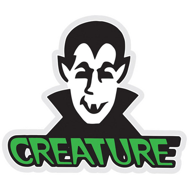 Creature Vamp Decal - Black - 3in x 2.625in - Sticker - ActionVillage