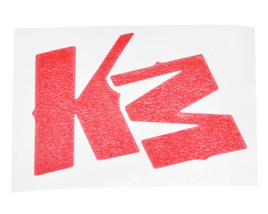 KM Logo Sticker - Red - ActionVillage