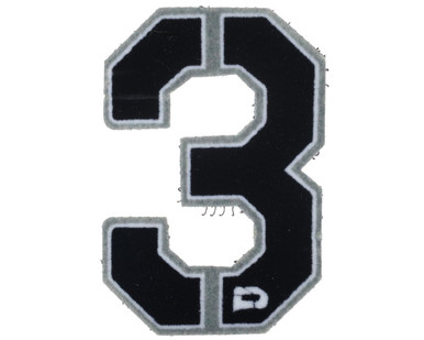 Push Division Velcro Patch - Number 3 - Grey