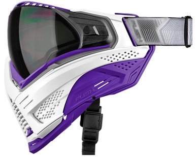 Push Unite XL Paintball Mask - White Walker Purple w/ Smoke Lens