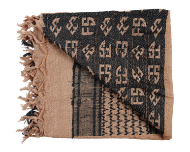 First Strike Tactical Shemagh - Tan/Black