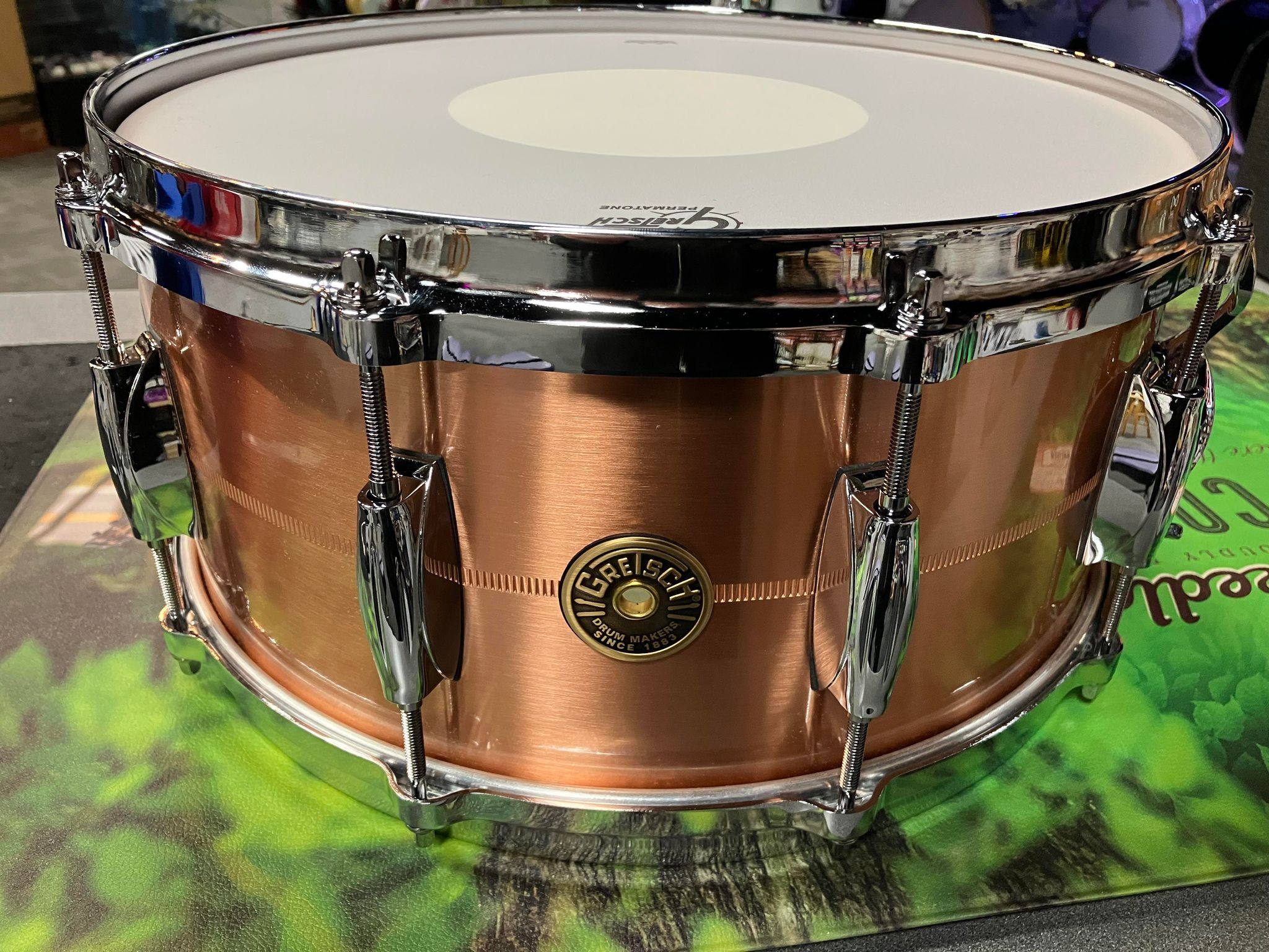 USA 2mm Copper 6.5 x 14 Snare Drum - Big Dude's Music City