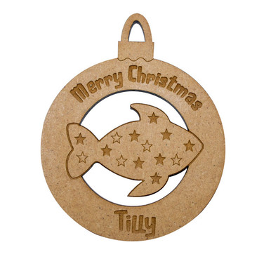 Personalised Pet Fish Bauble