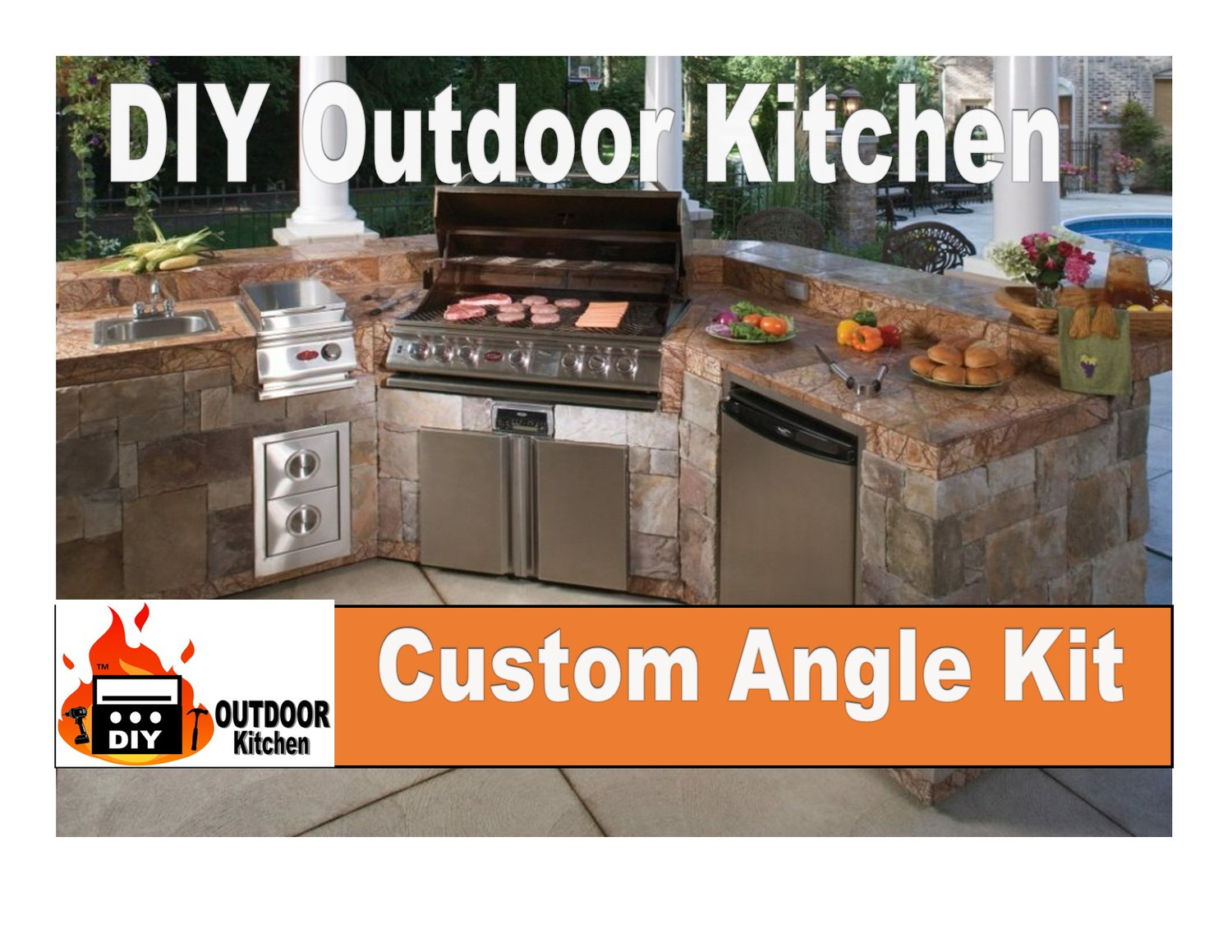 DIY outdoor Kitchen Custom Angle Tube Kit