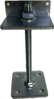 Leveling feet for outdoor kitchens and bbq islands