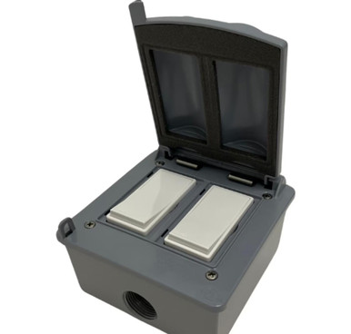 Bromic Heating Manual Dual 20 AMP Switch 120 - 277V Outdoor Kit - BH3130082