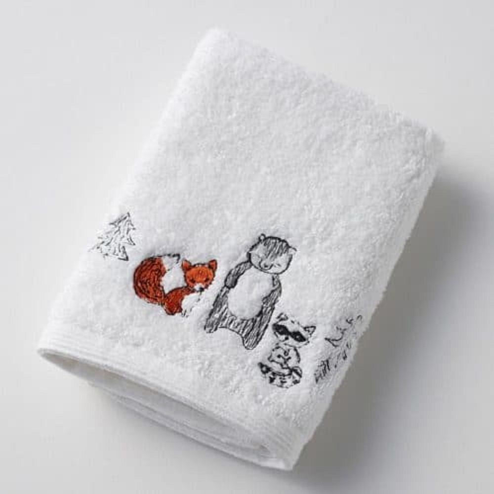 Bear, Fox + Racoon Face Washer - Rivers of Yarrambat