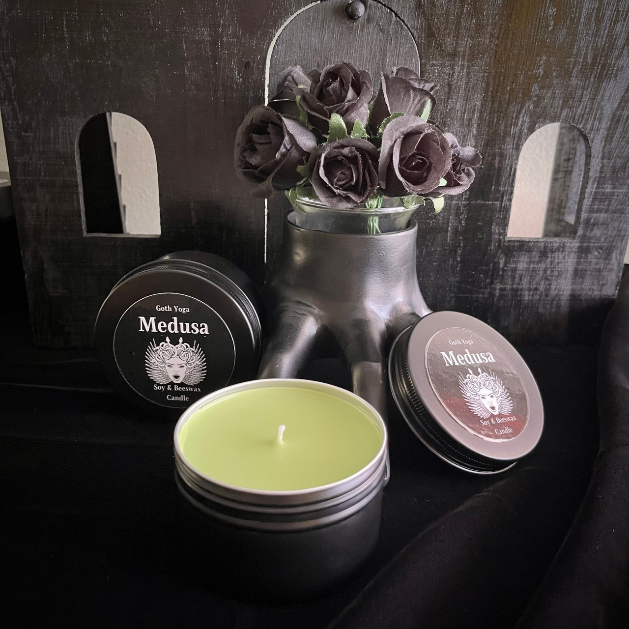 Goth Yoga Fragrance Candle | Medusa
