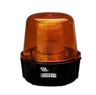 MR312M Tri Lite MR3 DC Rotating Beacon Light w/Magnetic Base, Straight ...