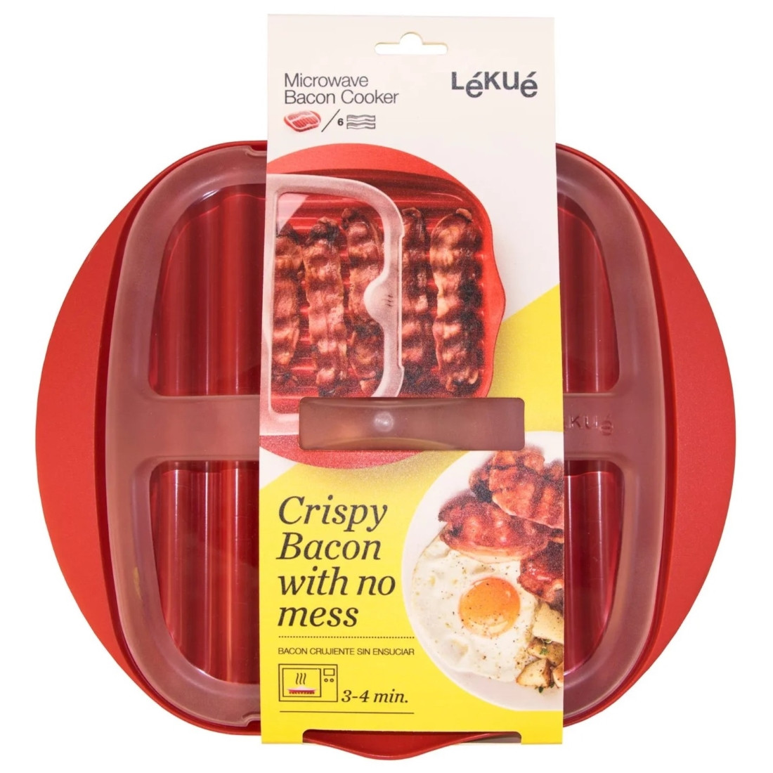 Lékué Microwave Bacon Cooker (LK0220250R14M500)