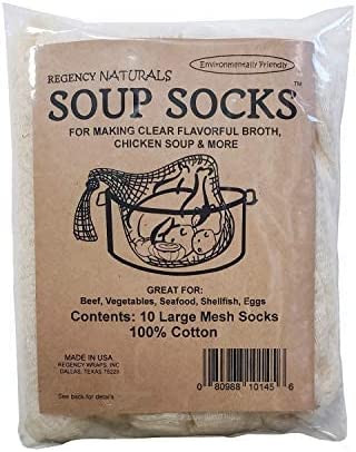 Regency Naturals Soup Socks™ - Set of 10 (RW825N-10) | Made in the U.S.A.