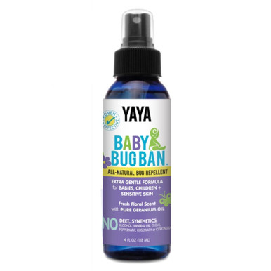 YAYA Organics Baby Bug Ban All-Natural Bug Repellent Spray - 4 oz ...