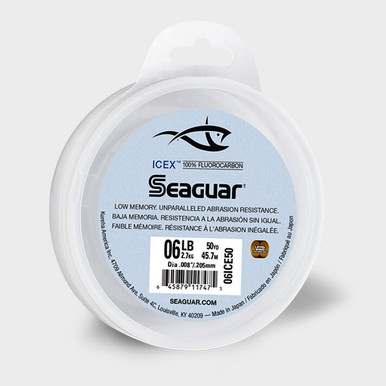 Seaguar IceX Fluorocarbon Ice Fishing Line - 50 Yards - Kittery Trading ...