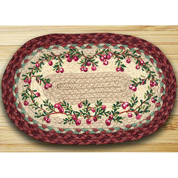 Capitol Earth Braided Oval Cranberries Rug - Kittery Trading Post