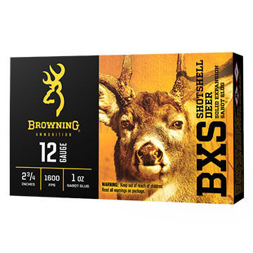 Browning BXS Deer 12 GA 2-3/4" 1 oz. Sabot Slug Ammo (5) - Kittery ...