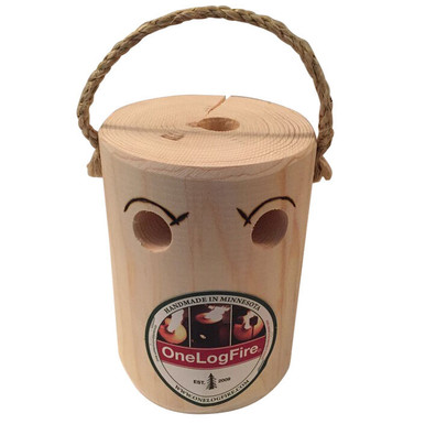 One Log Fire Log-O' Lantern - Kittery Trading Post