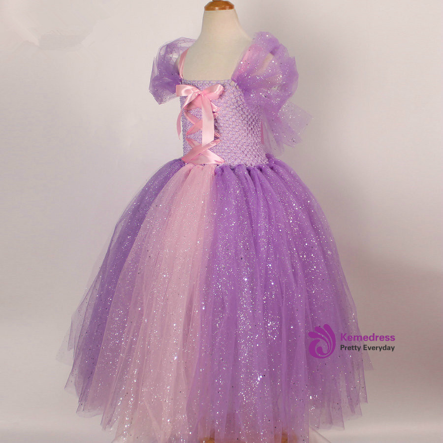 Children Masquerade Ball Gowns For Kids Halloween Birthday Party