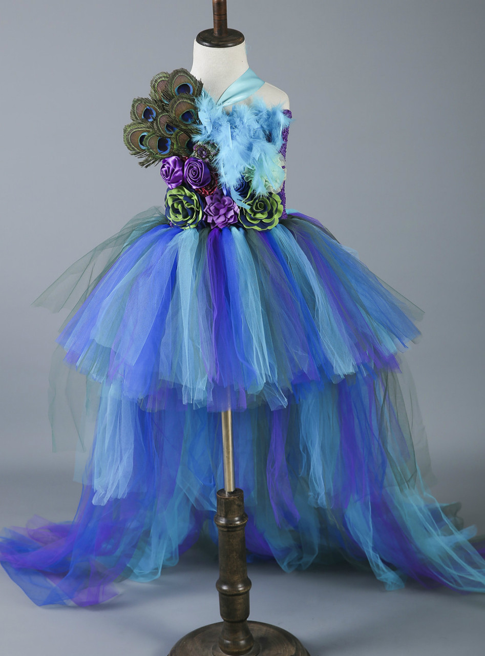 Children Masquerade Ball Gowns For Kids Halloween Birthday Party