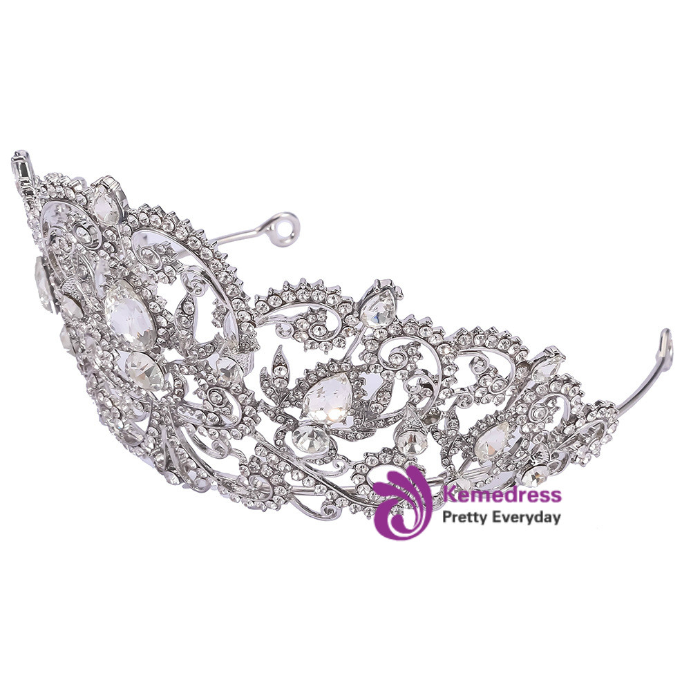 Hollow Water Drill Hoop Crown Bride Crown Birthday Princess