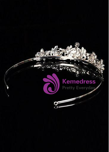 In Stock Shining Alloy Tiara With Rhinestones