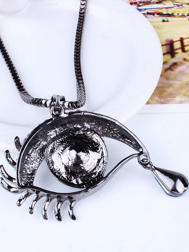 Fathion Angel Tear Long Necklace