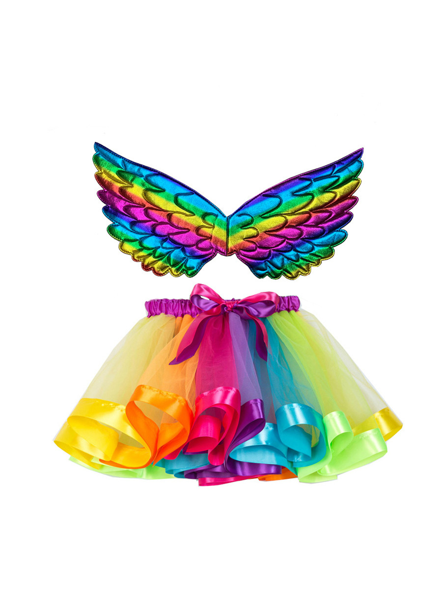 Colorful Tulle Girls Puff Tutu Skirts