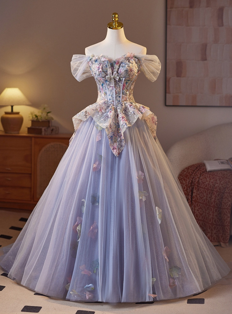 Embroidered Party Dresses and Prom Gowns ,Embroidered Prom Dresses