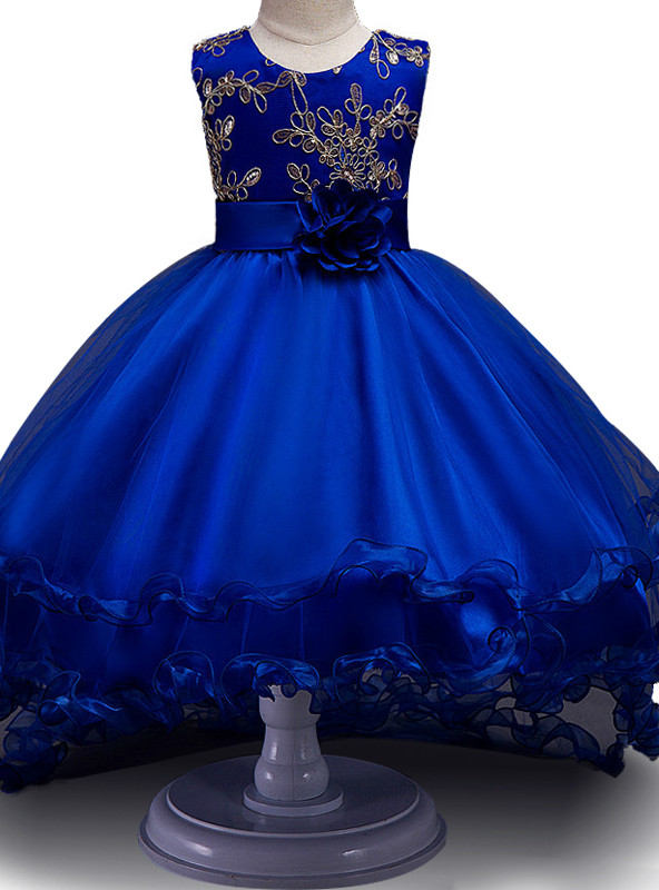 Princess Flower girl dresses for wedding and party embroidery