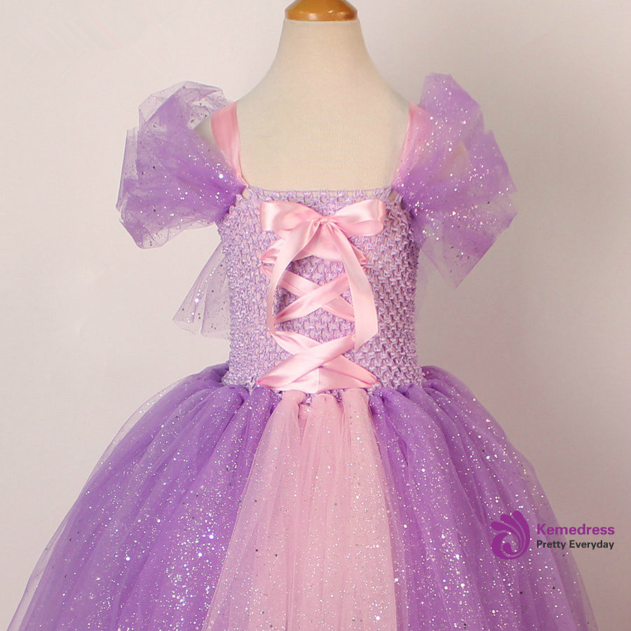 Children Masquerade Ball Gowns For Kids Halloween Birthday Party