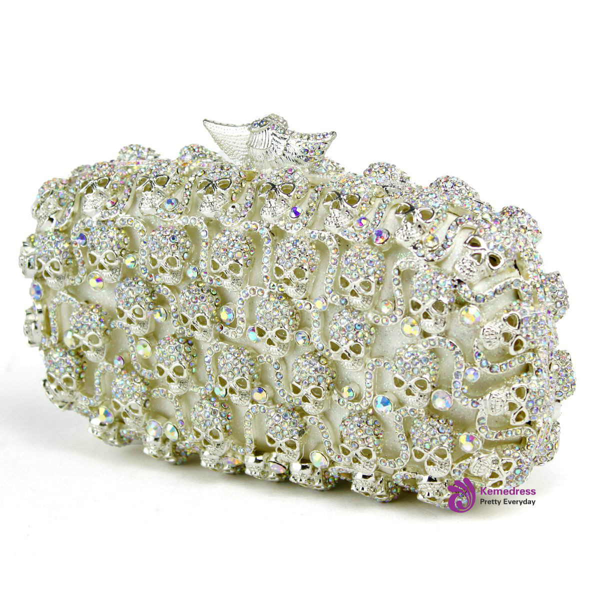 Diamond Dress hand Mini evening bag bag diamond Skull Party package