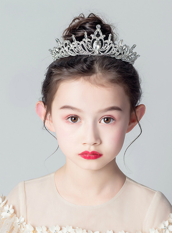 Children's Crown Tiara Princess Girl Crown Crystal Hair Accessories