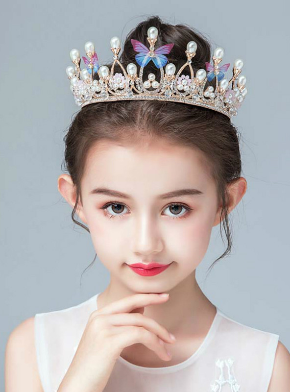 Children's Tiara Princess Tiara Garland Girl Crown Hairband