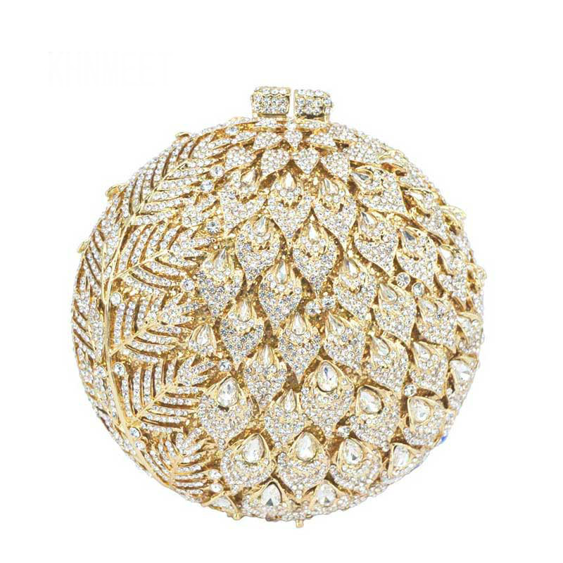 Luxury Brand Crystal Evening Bag Pink Diamond Clutch Bag nightclub ...
