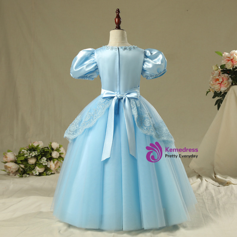 In Stock:Ship in 48 Hours Blue Tulle Princess Skirt Dress