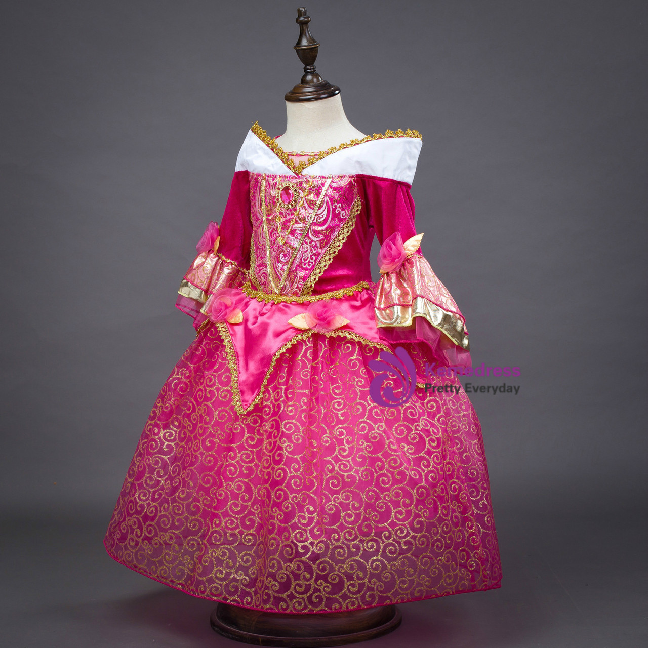 In Stock:Ship in 48 Hours Fuchsia Tulle Sleeping Beauty Princess Ai Luo ...