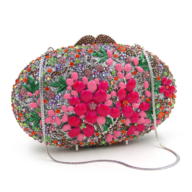 Luxury Crystal Bag Wedding Clutch Purse Rhinestone Evening Bag