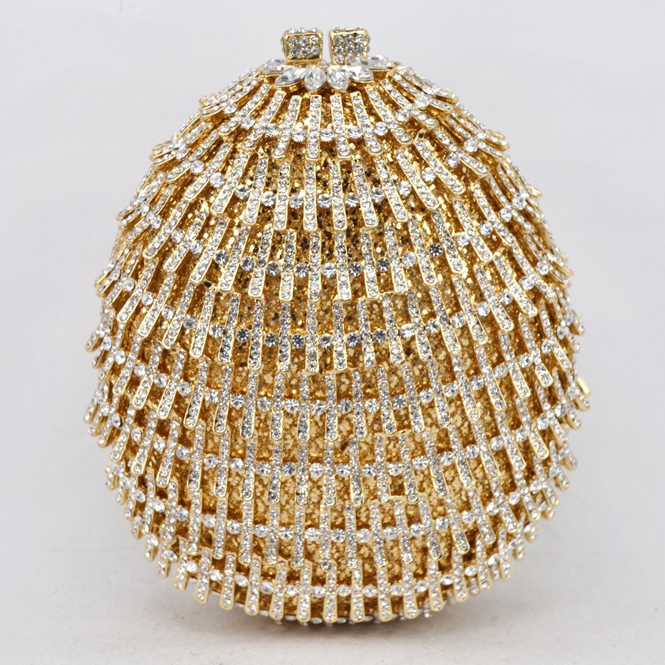 Luxury Crystal Bag Wedding Clutch Purse Rhinestone Evening Bag