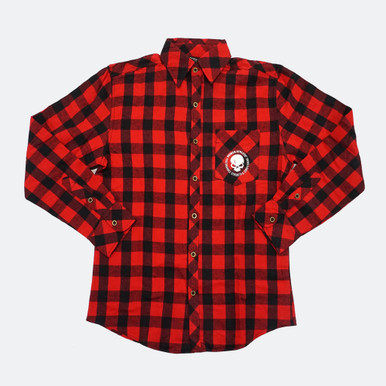 Power Athlete Flannel - Red & Black or Black & White