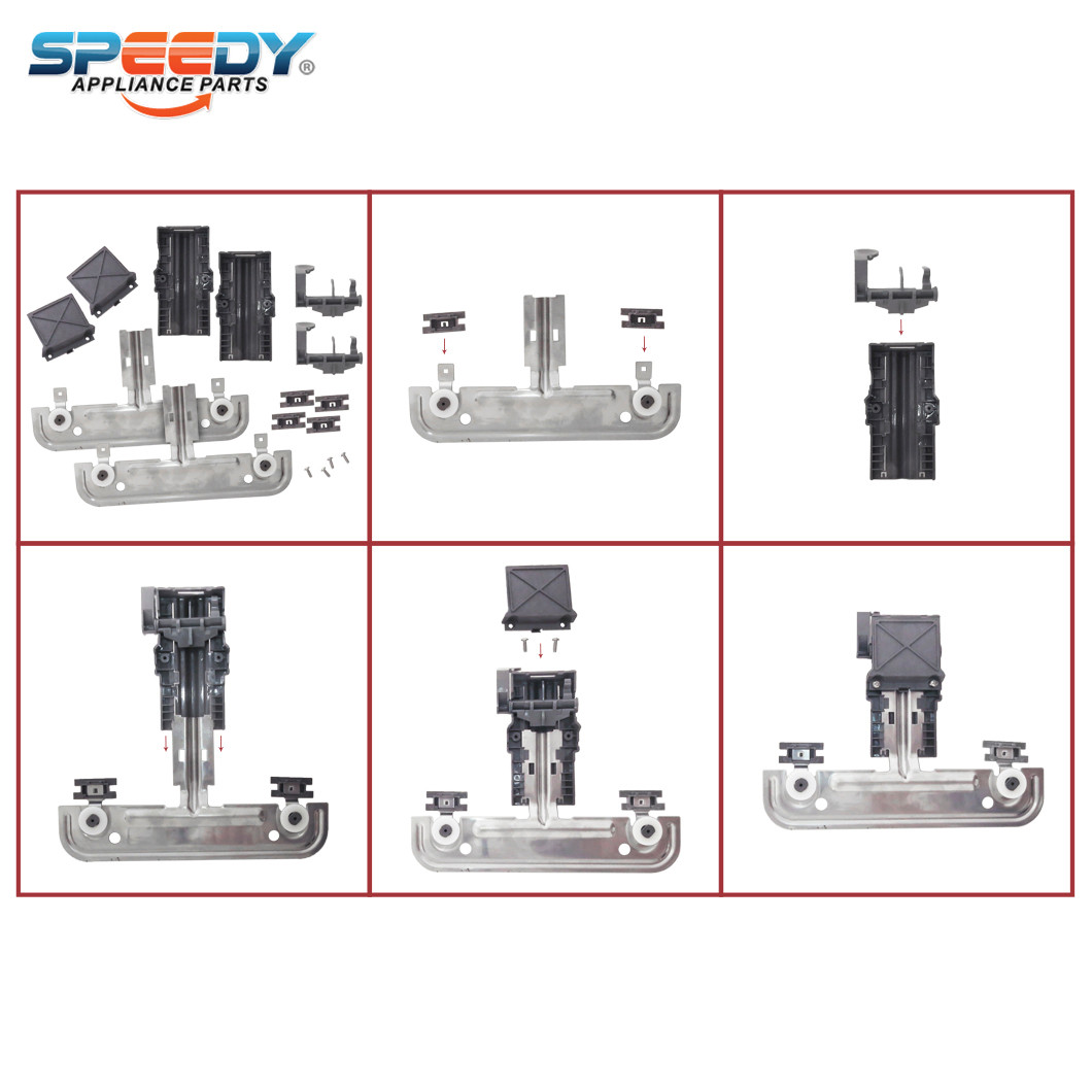 W10712395 W10195416V Dishwasher Upper & Lower Wheel Set Replacement for ...