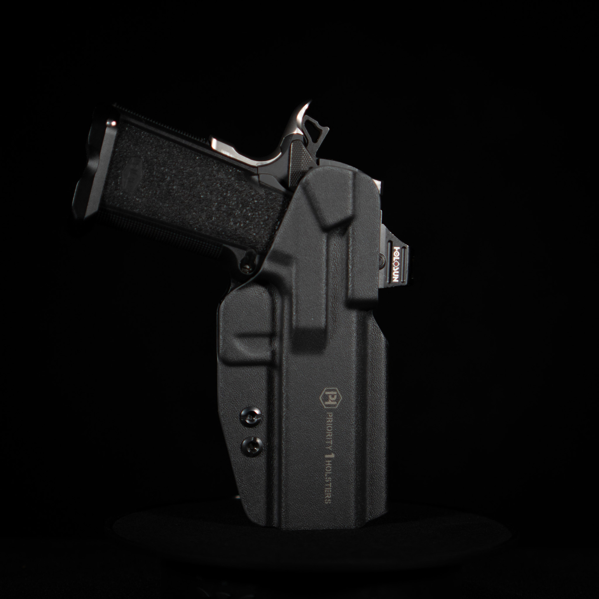 Left Handed Plain Clothes Holster System - Priority 1 Holsters, LLC