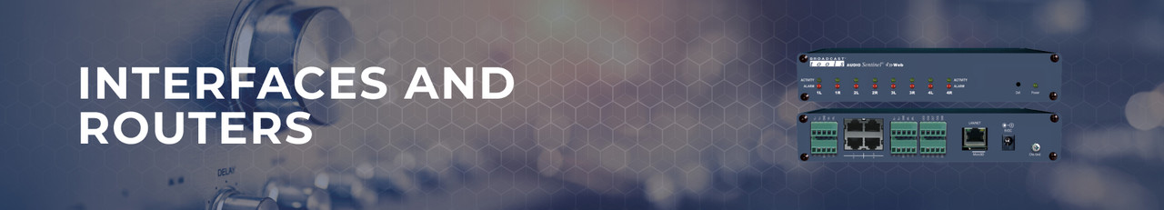 Interfaces and Routers for Broadcast, Podcast, Streaming, Audio Studios ...