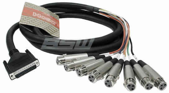 Hosa Technology DTF803 - Multi-channel Cables