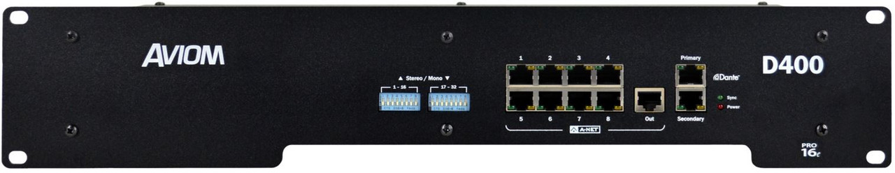Aviom D400-DANTE - Headphone Amplifiers