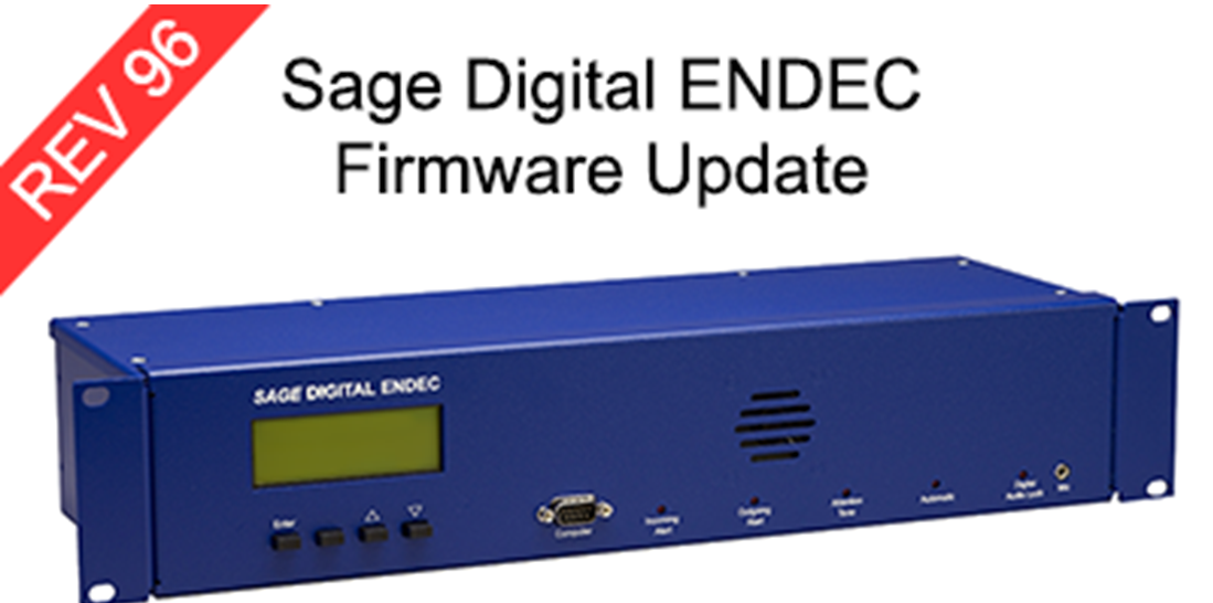 Sage DIGITALENDEC REV96 Software Update
