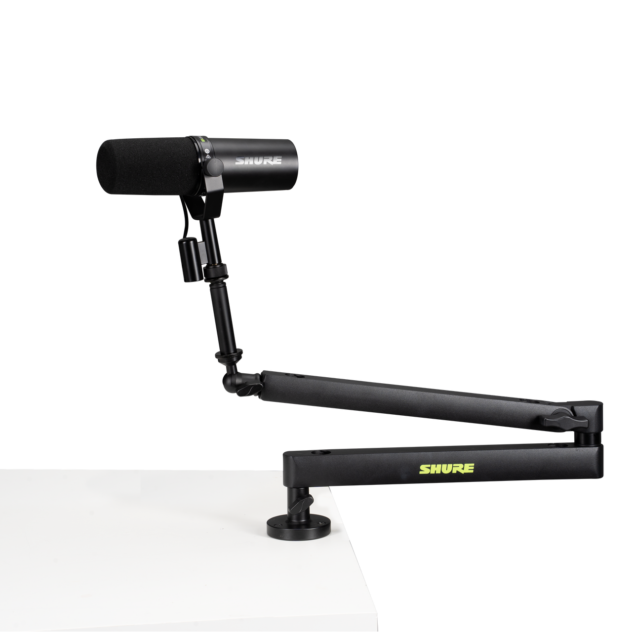 Shure Low-Profile Desktop Mic Boom Stand - Broadcast Supply Worldwide