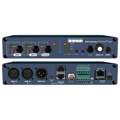 Broadcast Tools AES Switcher Sentinel 2+1 - Site Control Systems