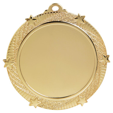 Custom 6-Star Medal with Ribbon - Iron House Awards