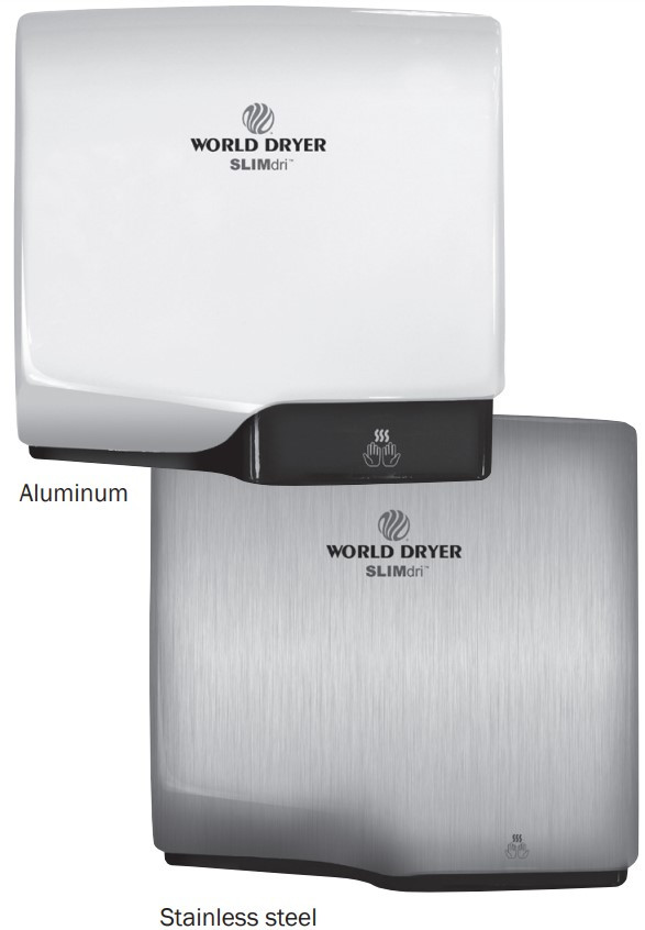 World Dryer SLIMdri Surface Mount Commercial Hand Dryer - Surface Mount ...