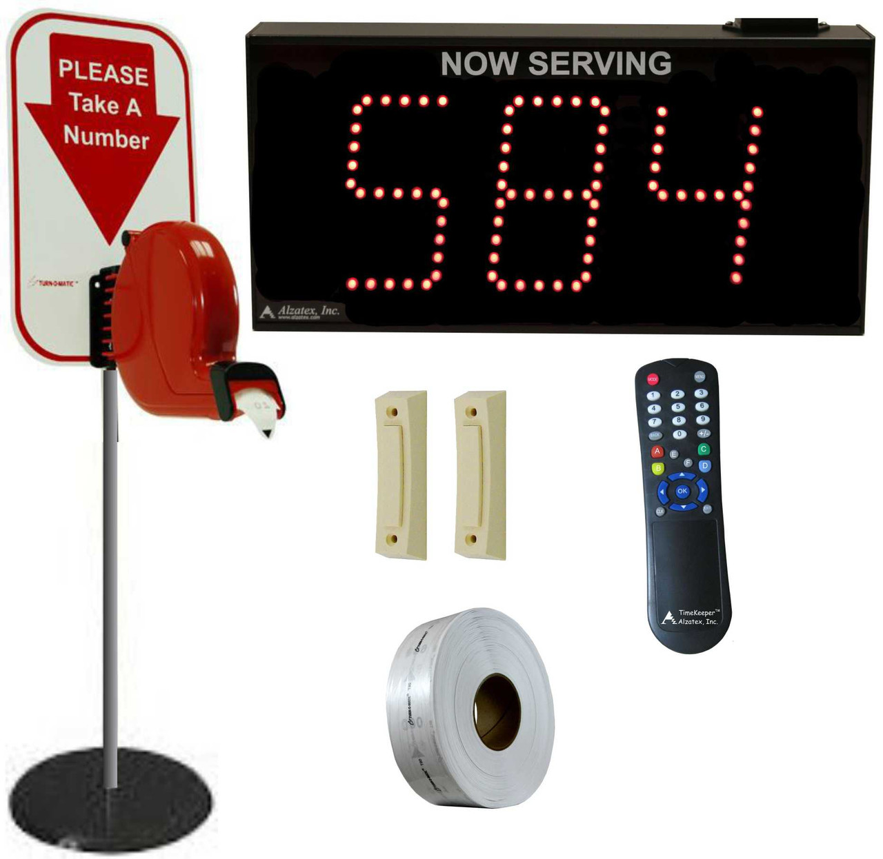Three-Digit Take-a-number System